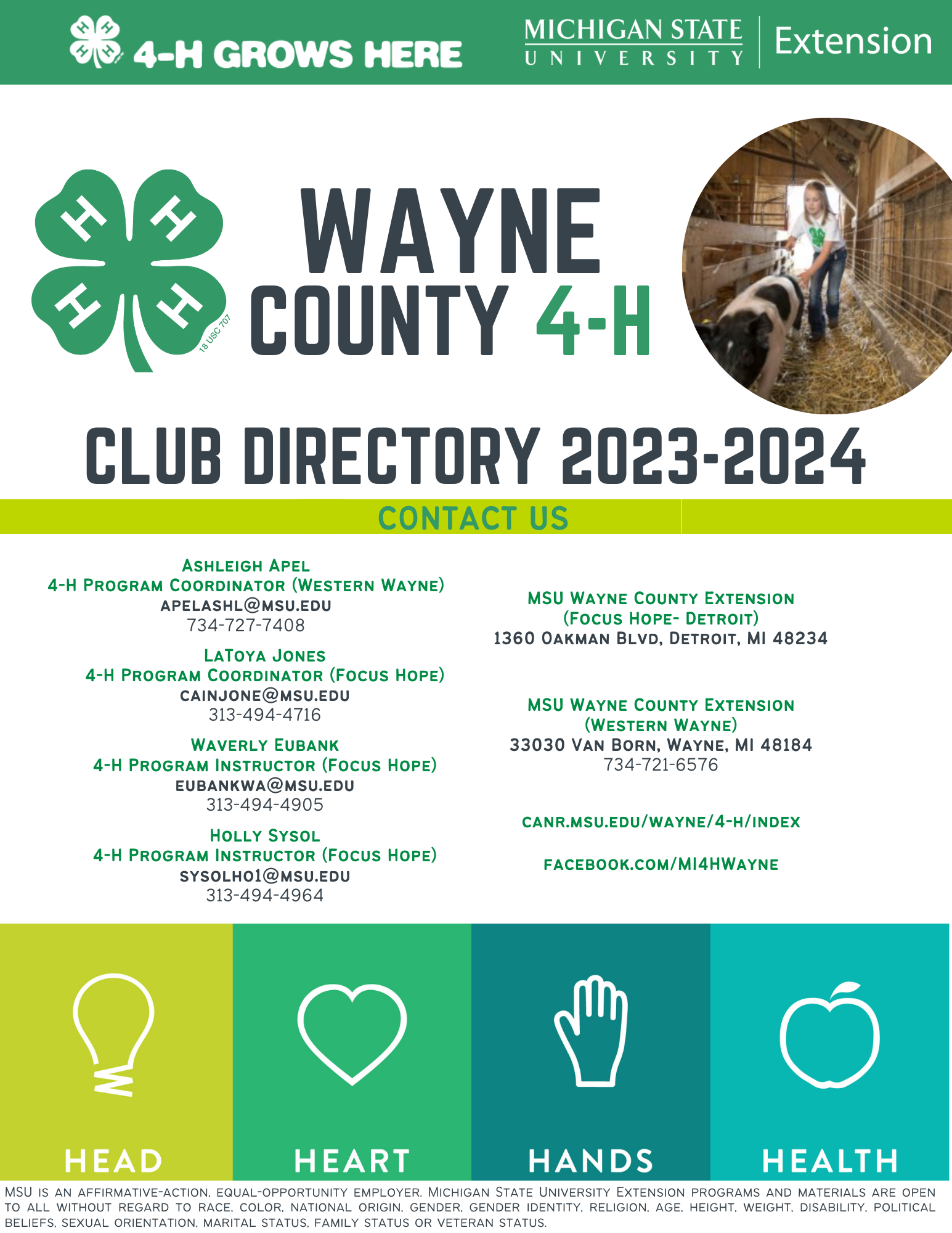 Wayne County Club Directory - Wayne County
